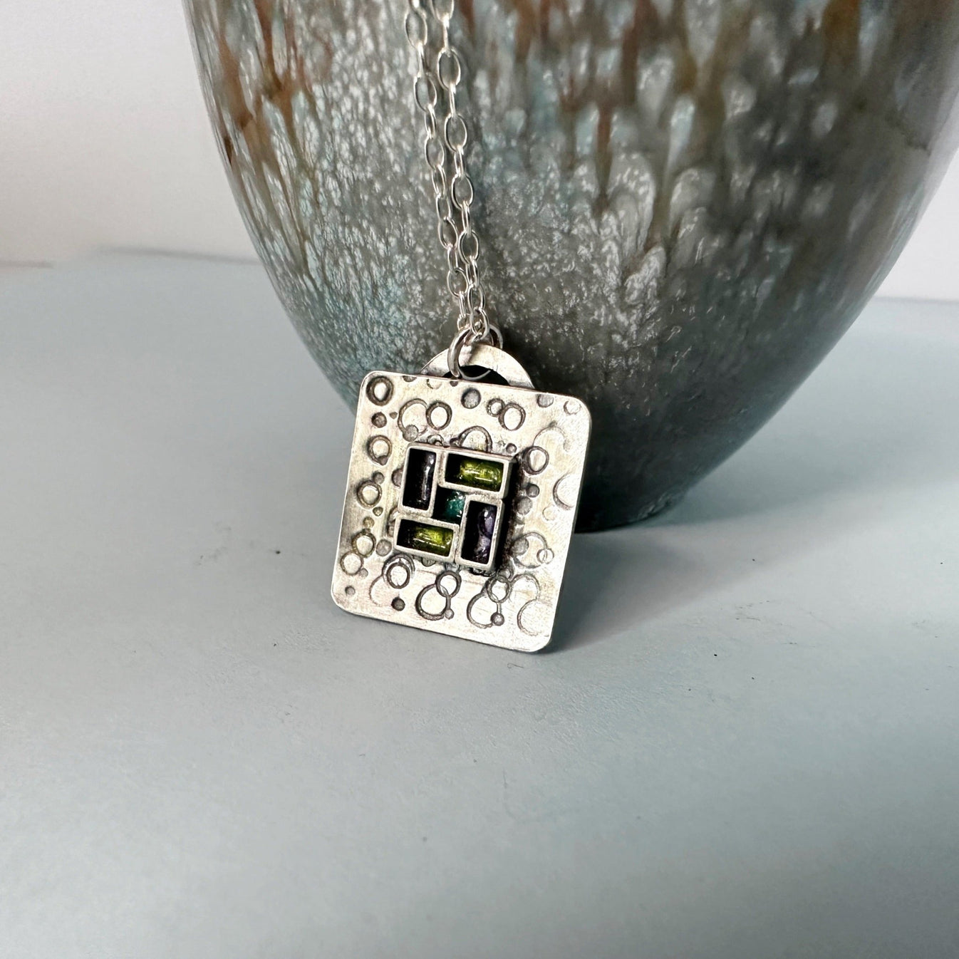 Square Block Pendant - MaisyPlum Necklace